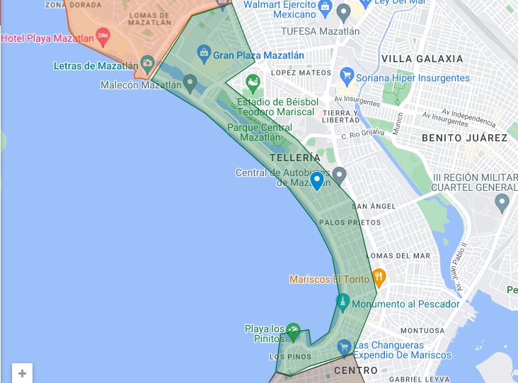 Zonas de Mazatlán | Turissio Mazatlán